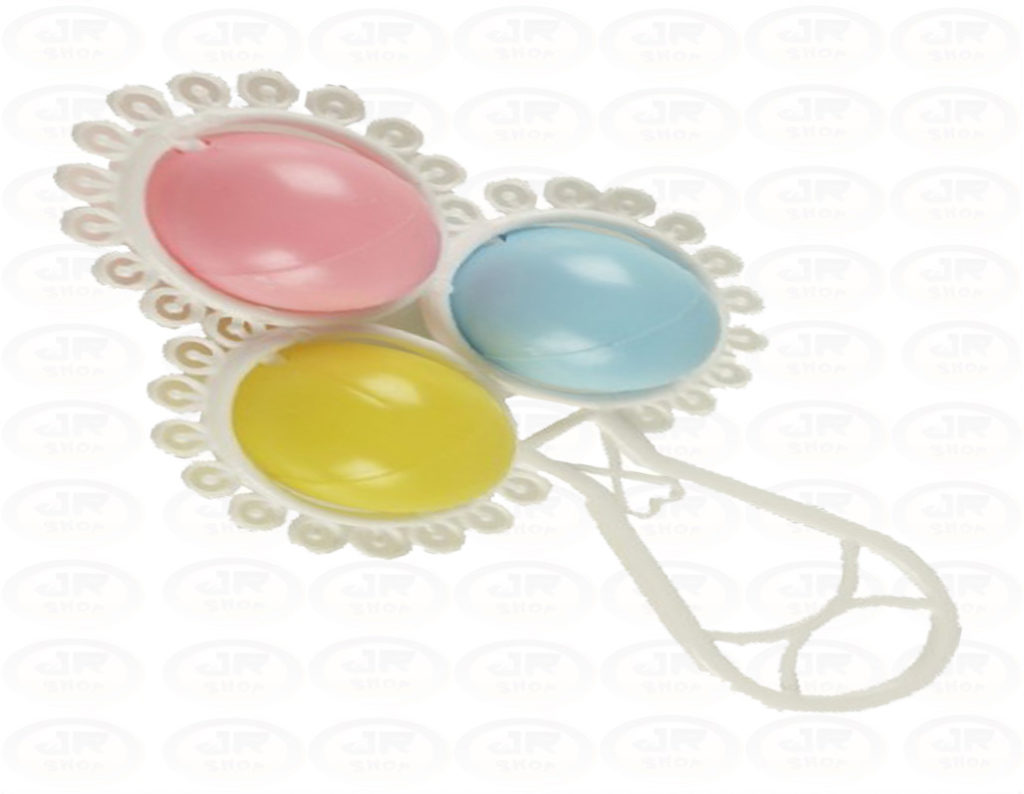 Chocalho Para Bebes Barulhinho Rendado Baby Color - Retrô - MIXJAM