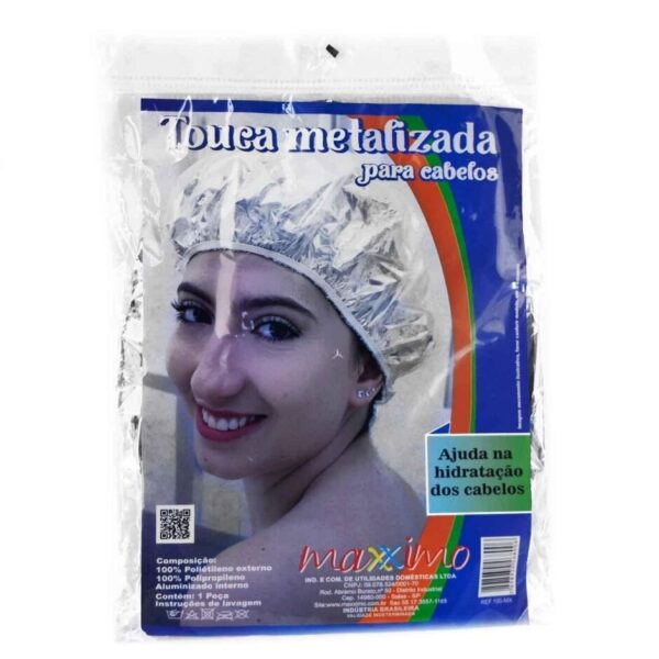 Touca Metalizada Banho Para Cabelo Hidratação Capilar - MIXJAM